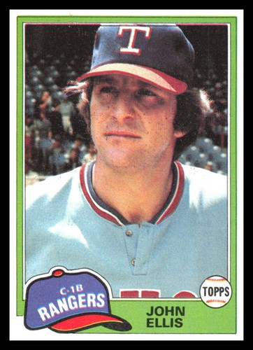 1981 Topps John Ellis #339 Texas Rangers 4H | eBay