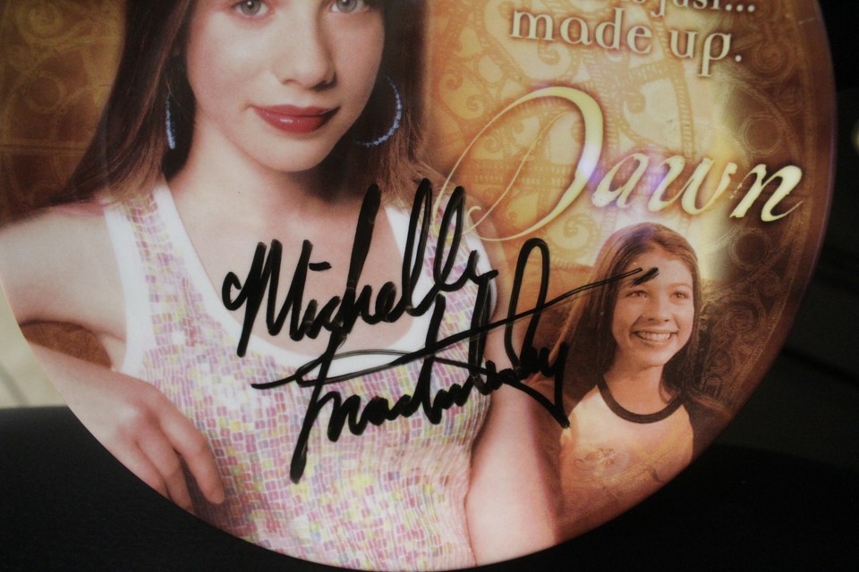 2003 Buffy Series 1 Collector Plate, Autographed Michelle Trachtenberg ...