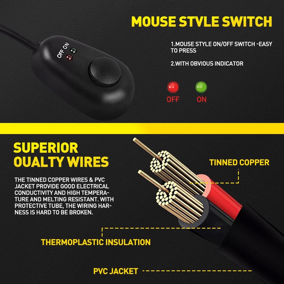 2x 28'' LED Work Light Bar Spot Offroad SUV Boat Truck Driving Lamp 12V ...