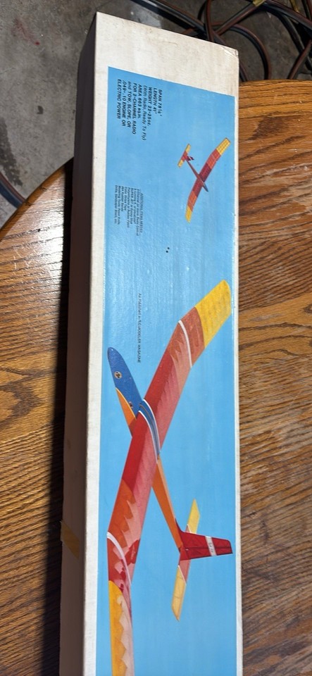 Vintage Carl Goldberg Model Gentle Lady 2-Meter Sailplane Kit ...