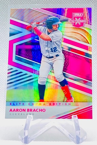 2020 Panini Elite Extra Edition Aaron Bracho Pink Parallel #123 ...