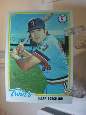 1978 Topps Baseball Card #307 - Glenn Borgmann - Minnesota Twins (80856 ...