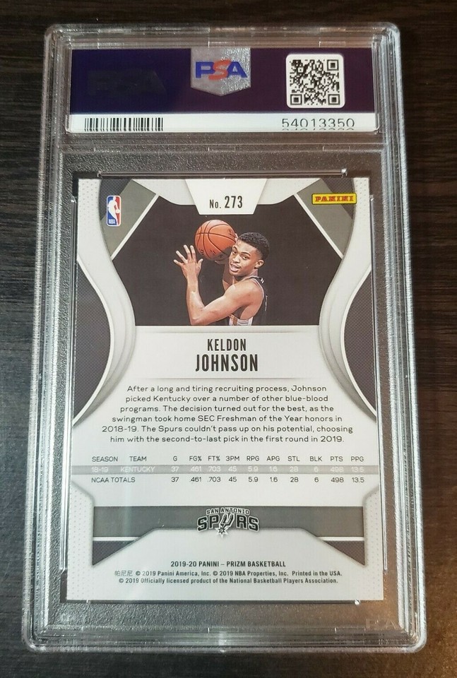📈2019 Keldon Johnson Panini Prizm #273 PSA 10 "Rookie Card"📈 | eBay