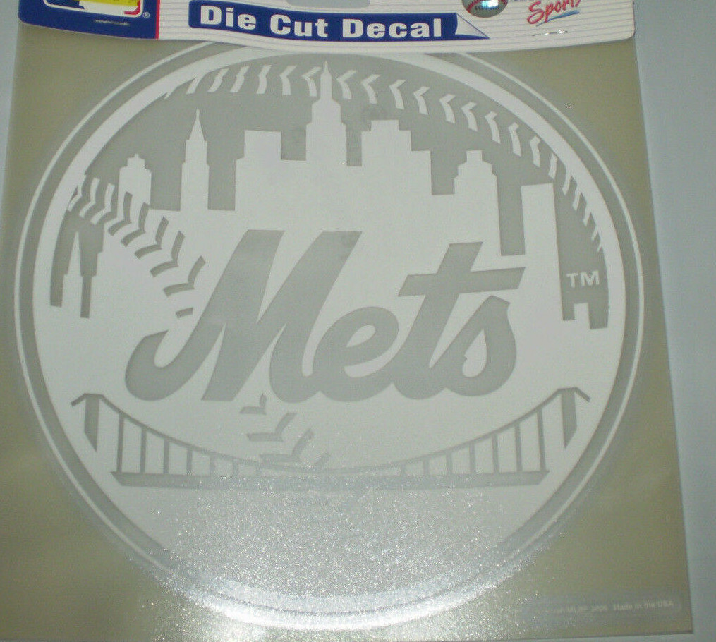 MLB NEW YORK METS DIE CUT DECAL 8X8 NEW | eBay
