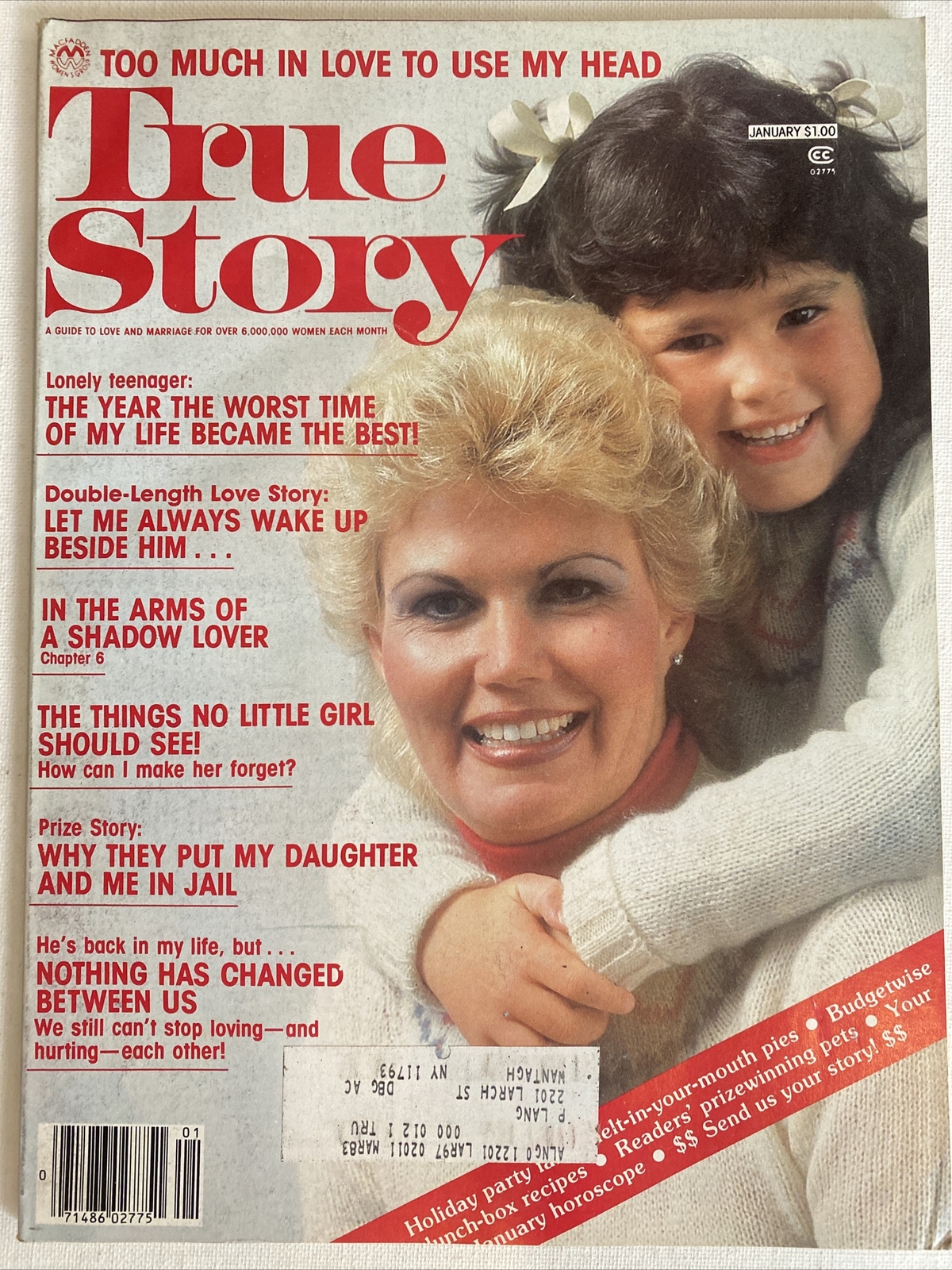 True Story Magazine January 1983. why they put my daughter and me in ...