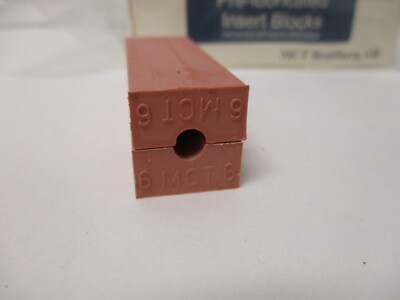 MCT BRATTBERG INSERT BLOCK 20/6 LYCRON, CABLE 0.22-0.26", (72PC LOT ...