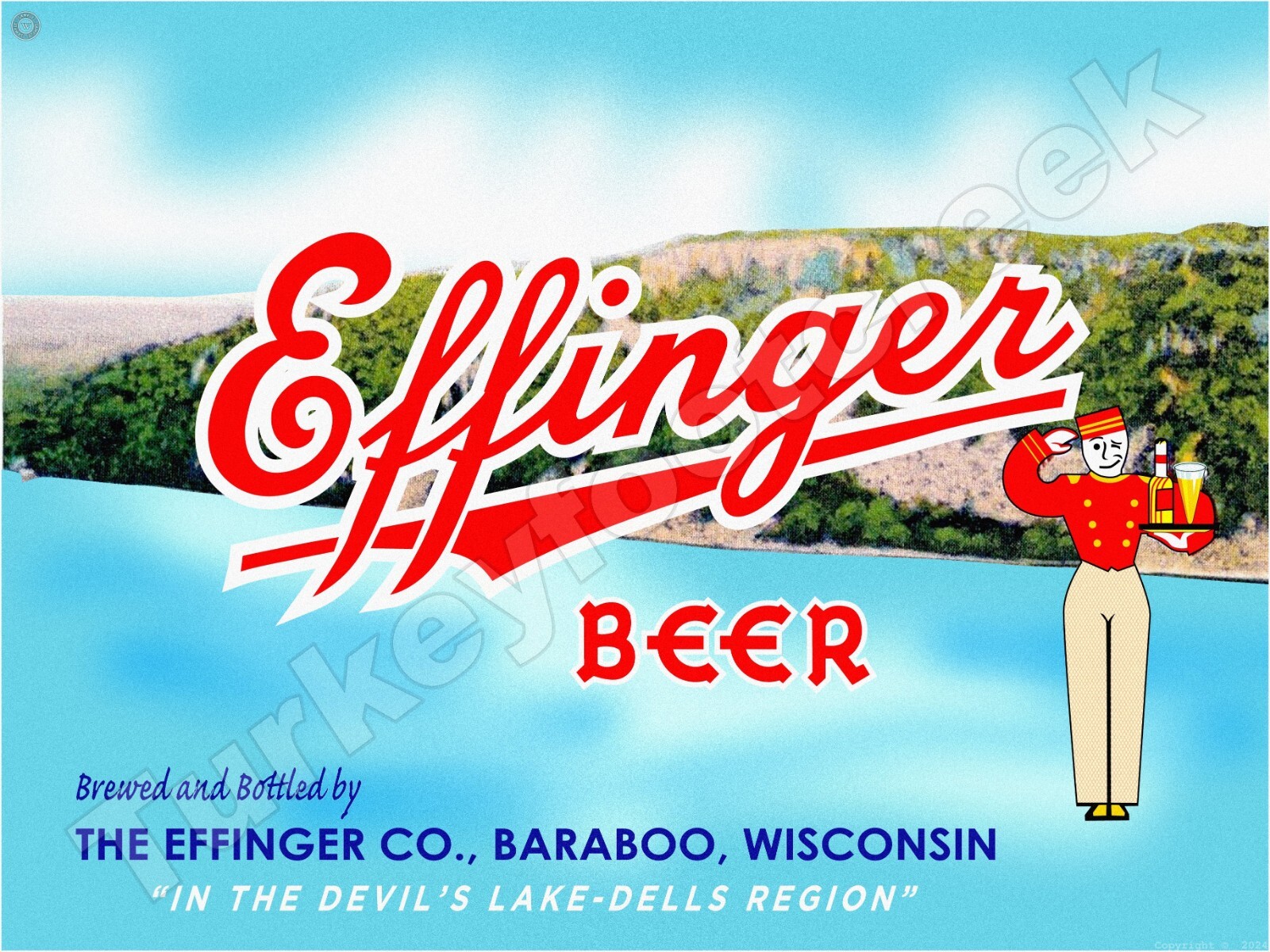 Effinger Beer Metal Sign 3 Sizes to Choose From | eBay