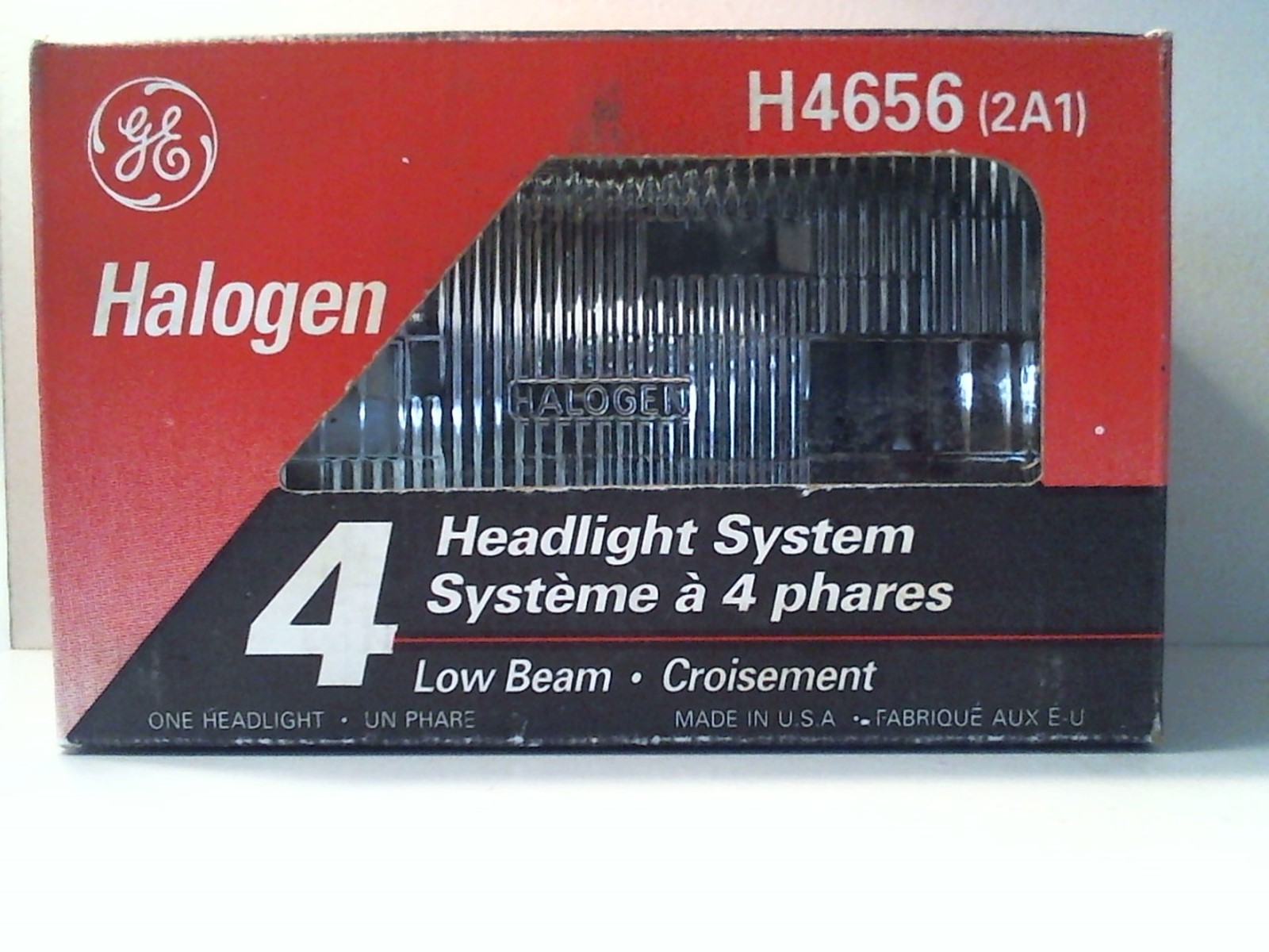 New GE Halogen One Headlight System High Beam H4651 - Remplacement 4652 ...