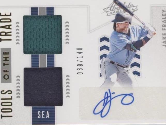 2020 Panini Absolute - Tools of the Trade 2 Swatch Signatures Jake ...