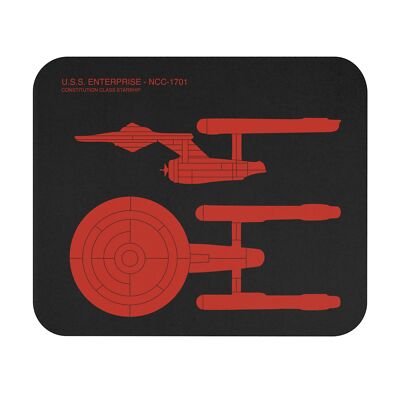 TOS Enterprise Bridge Turbolift Diagram Mouse Pad Prop LCARS | eBay