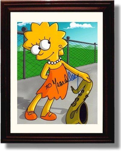 16x20 Framed Simpsons Autograph Promo Print - Lisa Simpson - Yeardley ...