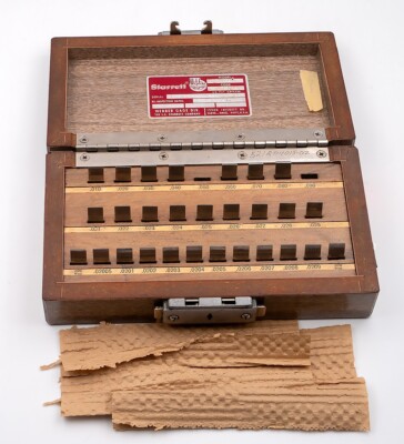 Gauge Blocks - Starrett Webber Gage Blocks