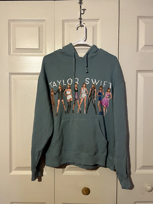 Taylor Swift 1989 (Taylor's Version) Eras Blue Hoodie ~ Size MEDIUM ...