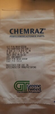 Green Tweed Chemraz Oring P/N 9010-SD550 | eBay