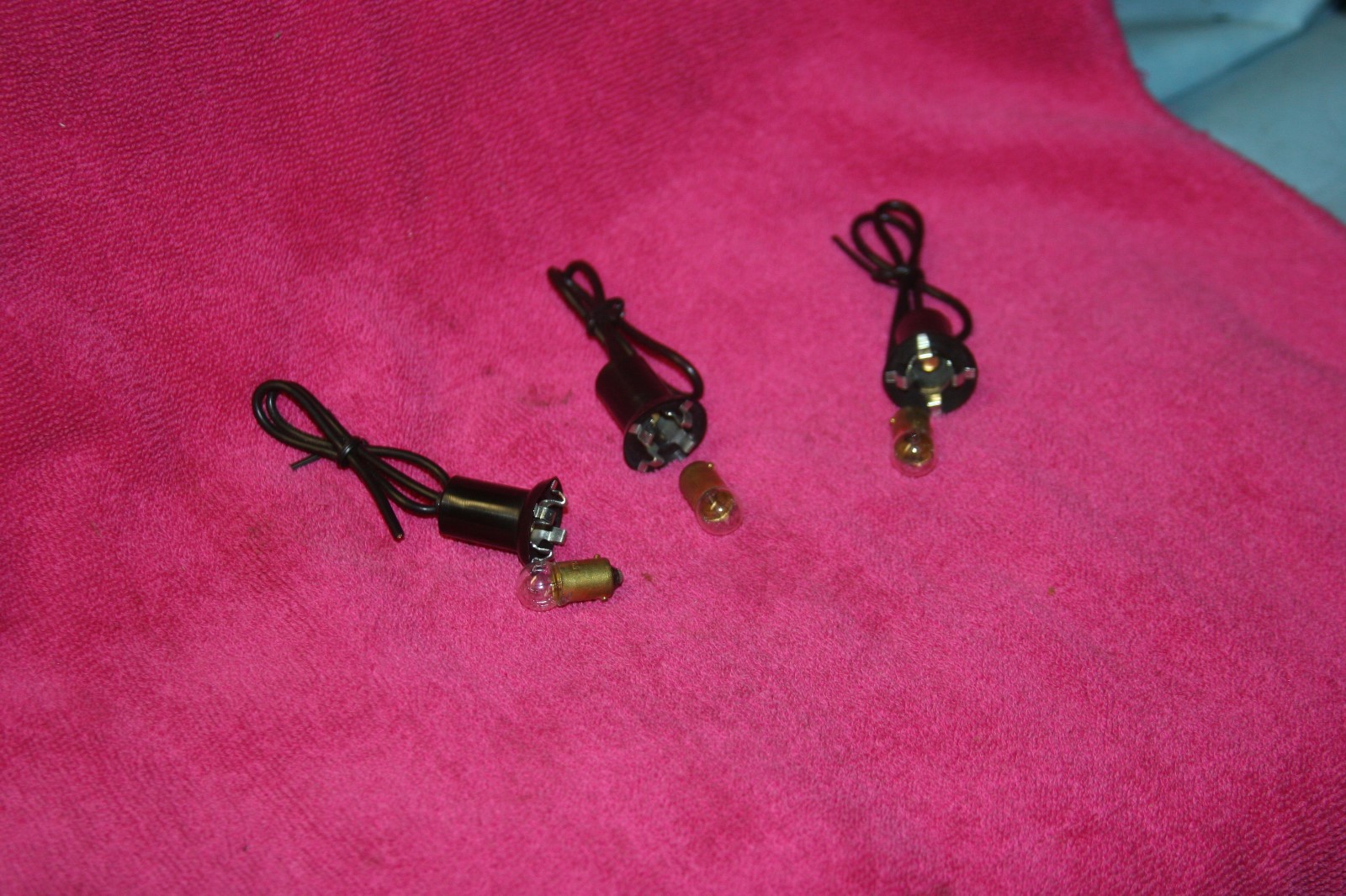 (3) Sun Gauge & Tachometer Light Lighting Kit Bulb & Socket Blueline ...