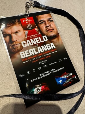 Saul Canelo Alvarez Vs Edgar Berlanga Novelty Boxing Lanyard | eBay
