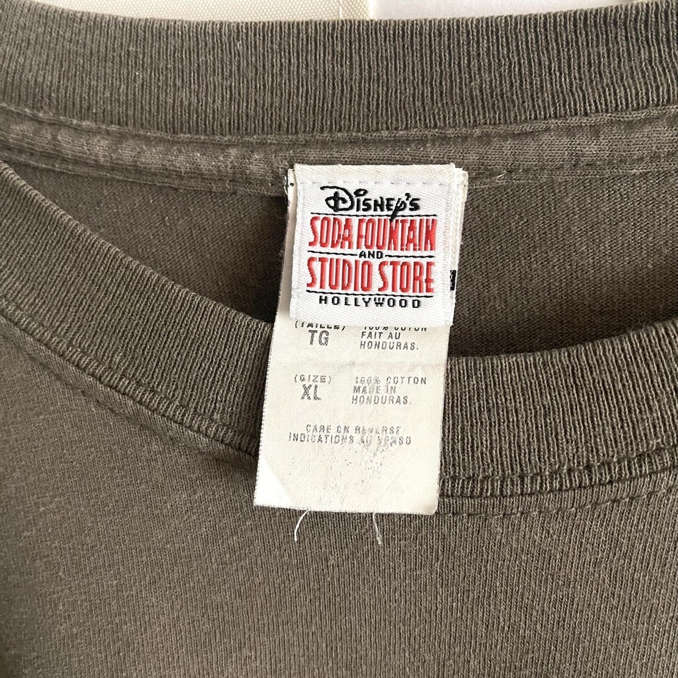 Vintage Disney Soda Fountain and Studio Store Hollywood T-shirt Mickey ...