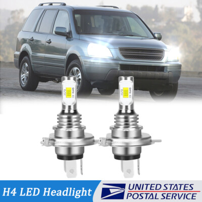 For Honda Pilot 2003 2004 2005 6000K 2pc 9003 LED Headlight Hi/Lo Beam ...