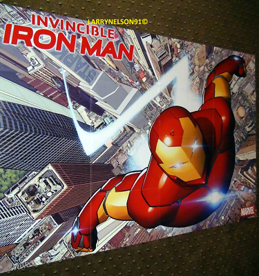INVINCIBLE IRON MAN POSTER MARVEL 24X36 AVENGERS TONY STARK ARMOR NEW ...