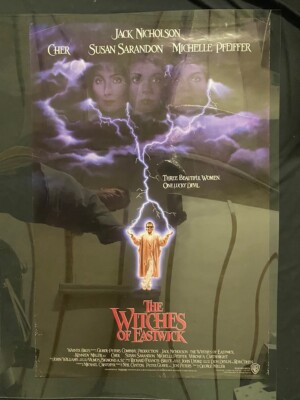 MOVIE POSTER: Witches Of Eastwick One Sheet Movie Poster Cher Jack ...