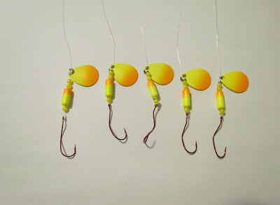 SUZIES SPINNERS 5 Slow Death Floater Crawler Harnesses Colorado Blades ...