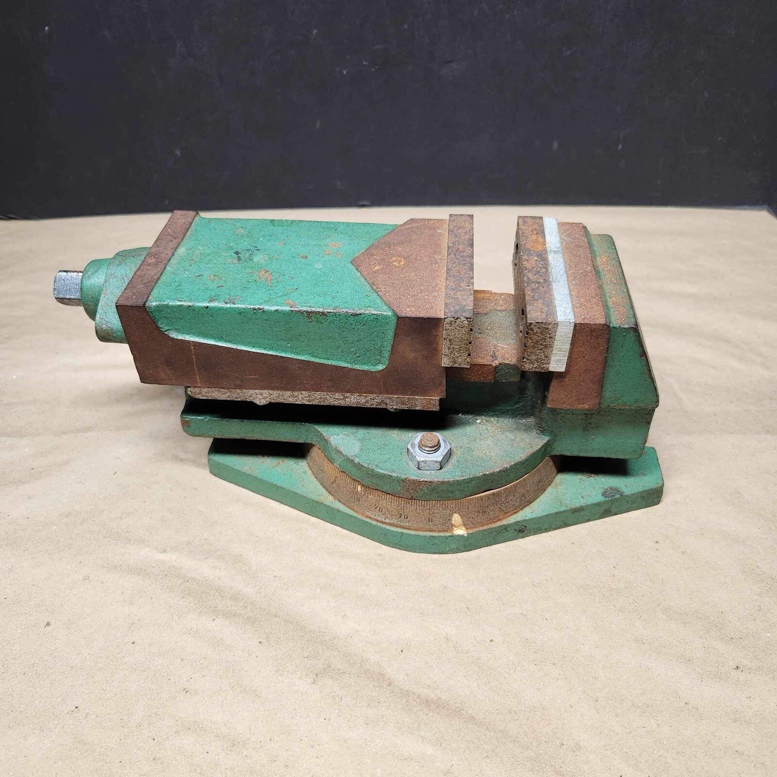 Vintage Unbranded Milling Machine Vise 3” w/ Swivel Base- No Handle | eBay