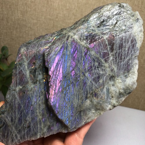 1003g Natural Labradorite Crystal gemstone Rough Mineral Specimen ...
