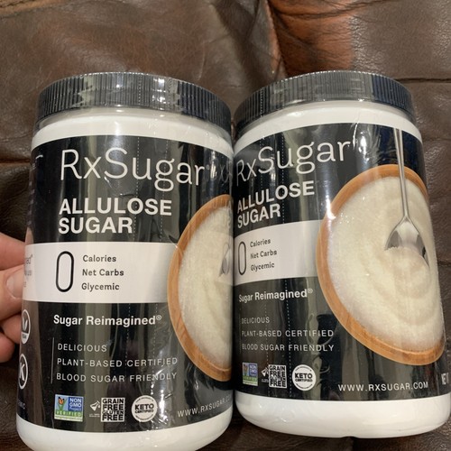 RX SUGAR ALLULOSE SUGAR (2 LB) PLANT-BASED ( Cans Scuffed , Dusty ...