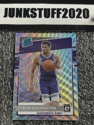 2020-21 Donruss Optic Tyrese Haliburton Silver Wave Prizm Rated Rookie ...
