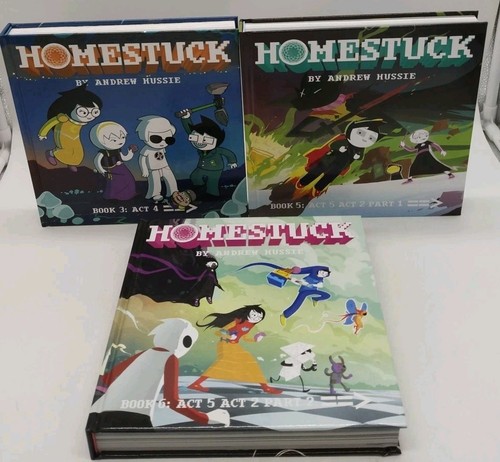 Homestuck Lot Of 3 Hardcover Books Volumes 3, 5, 6 Andre Hussie | eBay