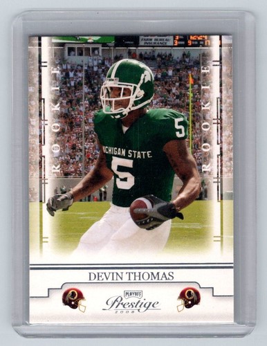 2008 Playoff Prestige #129 Devin Thomas Excellent | eBay