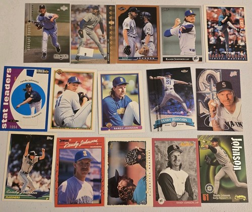 Randy Johnson Lot Of 15 Cards Seattle Mariners Expos Baseball | eBay