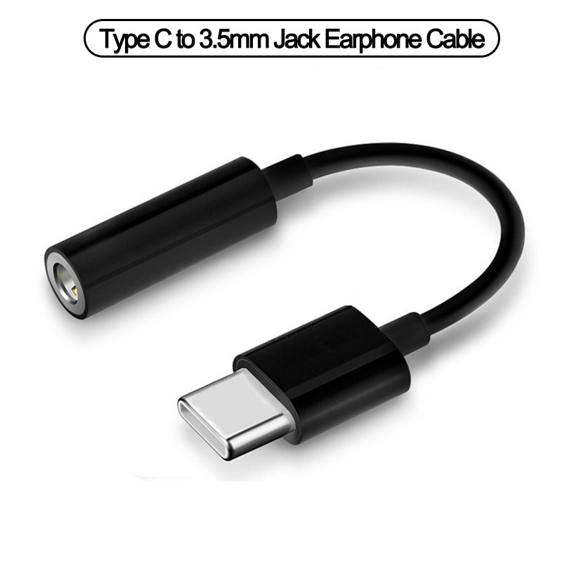 USB C Male To Female 3.5mm Headphones Jack Converter Adapter For Type C ...