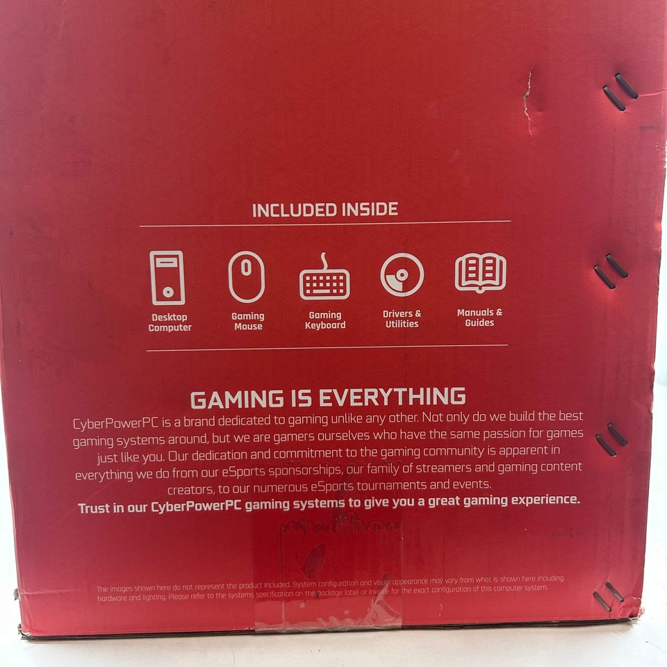 New CyberPower C-Series Intel i5-14400F 16GB RAM 2TB SSD Nvidia Geforce ...