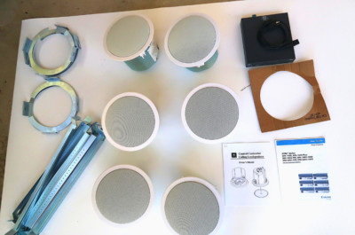Lot of 6 JBL Control 26CT 70V Ceiling Speakers with Installation ...