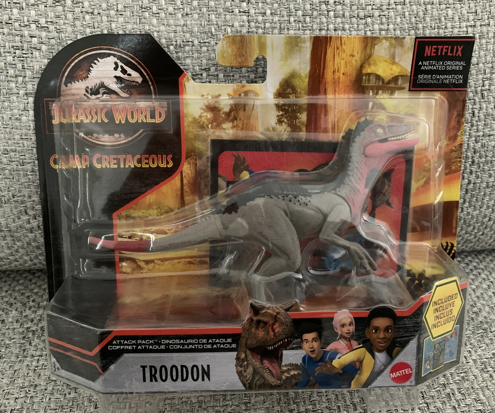 Troodon Camp Cretaceous RARE Mattel Jurassic World Figure Figurine ...