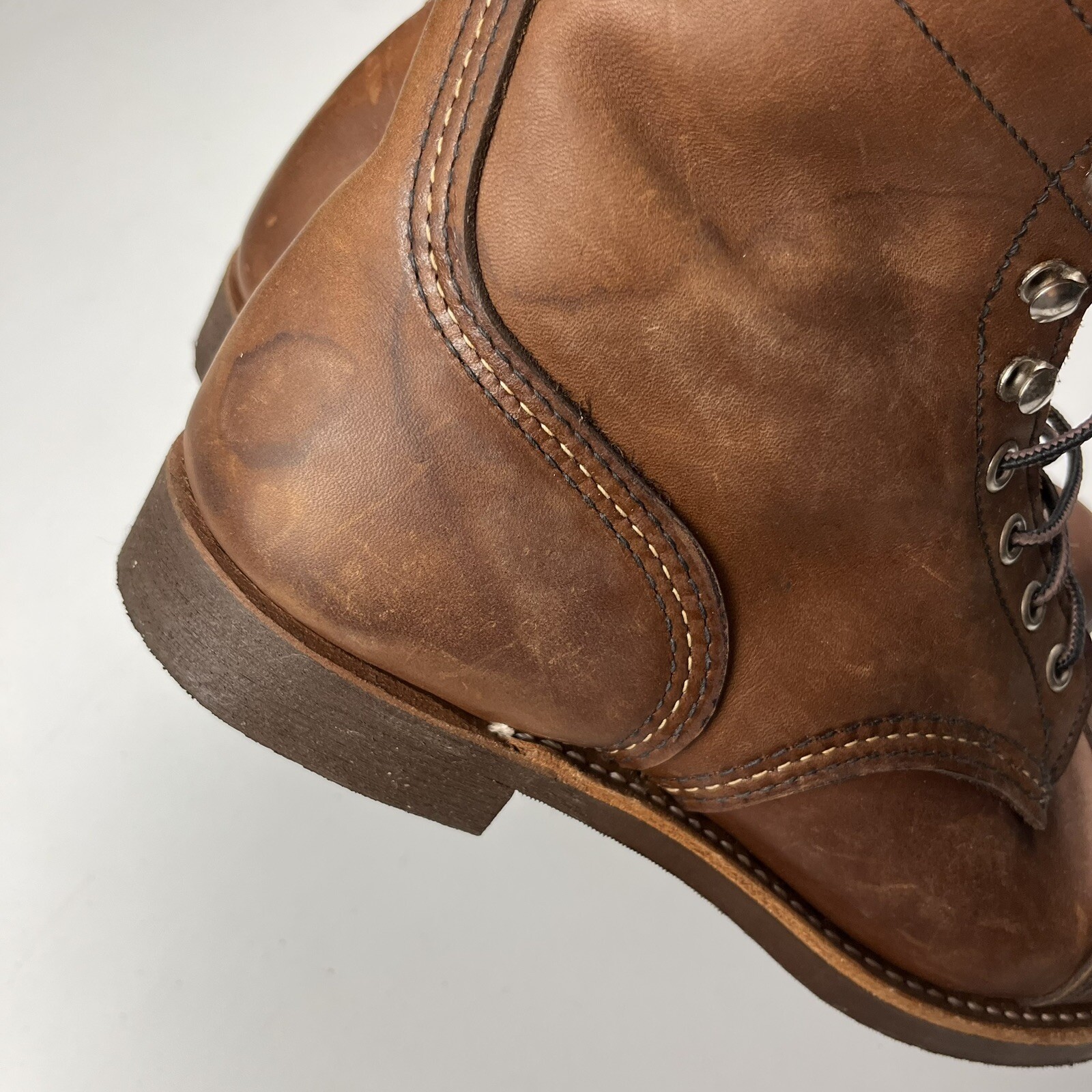 Red Wing Heritage Iron Ranger Brown Leather Boots Men's 8.5 D 8111 USA ...