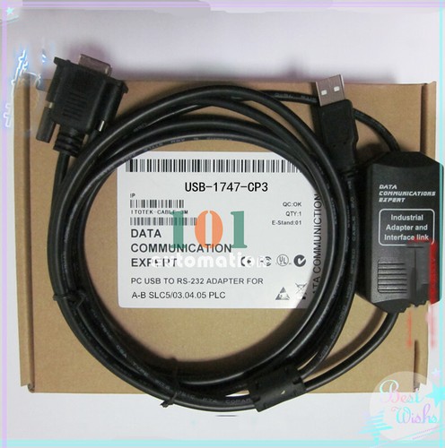 1PCS PLC programming cable download cable USB-1747-CP3 SLC5/03.04.05 ...