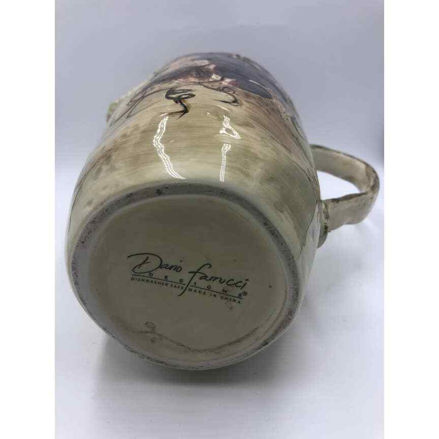 Dario Farrucci Designs Ceramic Pitcher Grapevine Theme With Handle | eBay