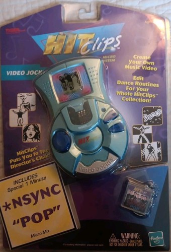 2001 Hit Clips Video Jockey NSYNC "Pop" Hitclips NIP Tiger Electronics ...