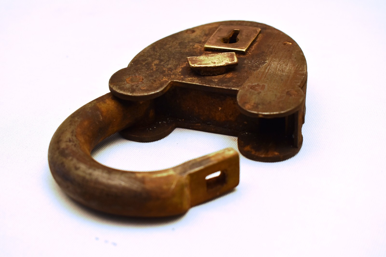 Antique Two Lever Padlock 19Th Century 1800’S No Key Hinge Works ...