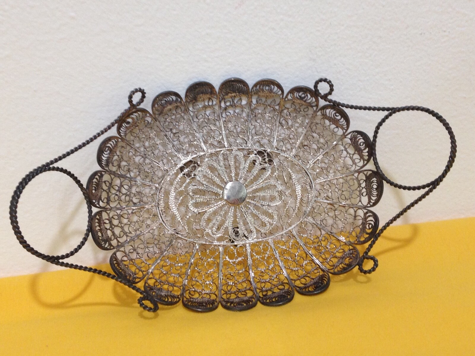 Vintage Spanish Filigree Sterling Silver Dish Arte Cordobes Espana W ...