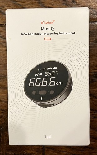 Digital Tape Measure ATuMan Mini Q Electronic Ruler Portable ...