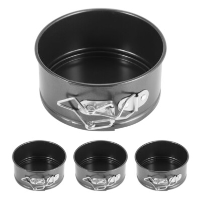4-Inch Springform Pan Set - 4 Piece Small Cheesecake Pan For ...
