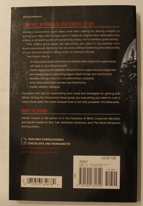 Writing the Paranormal Novel : Techniques and Exercises for Weaving ...