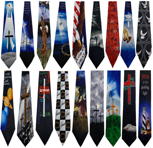53 Designs Steven Harris Christian Neckties Jesus Religious Neck Ties ...