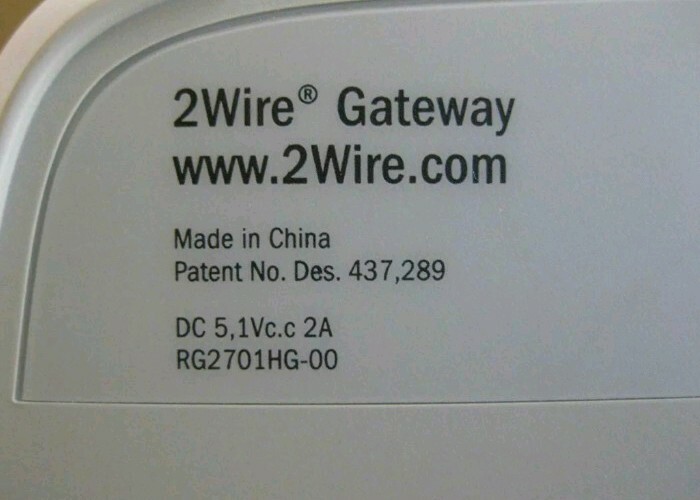 2WIRE 2701HG Gateway Wireless Modem Router | eBay