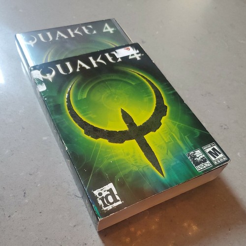 Quake 4 PC Game CD-ROM 2005 4 Discs All Perfect with Manual 47875329935 ...