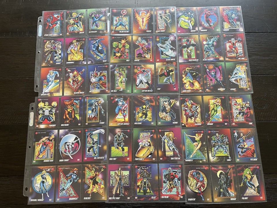 1992 Marvel Universe Series 3 Complete Set ~ 200 Base + 5 Bonus ...