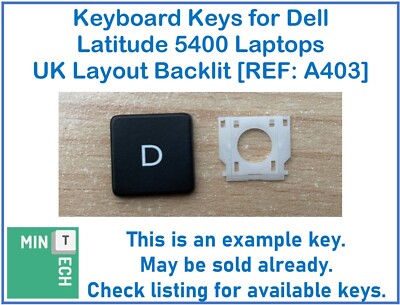 Keyboard Replacement Keys for Dell Latitude 5400 Laptops UK Layout ...